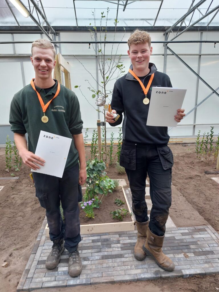 Jesse en Teun winnen voorronde Skills vakwedstrijd Tuinaanleg - Zone ...