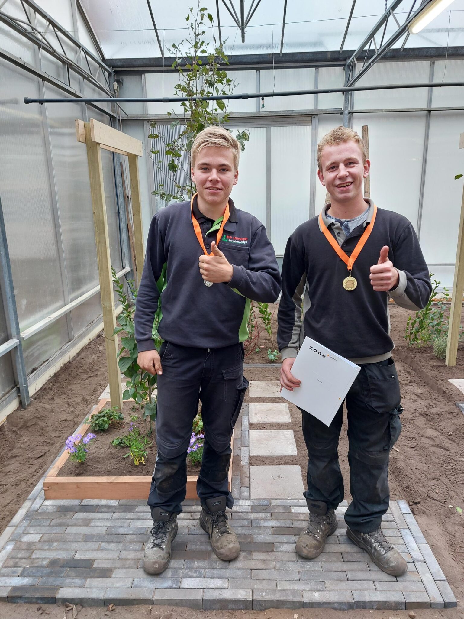 Jesse en Teun winnen voorronde Skills vakwedstrijd Tuinaanleg - Zone ...